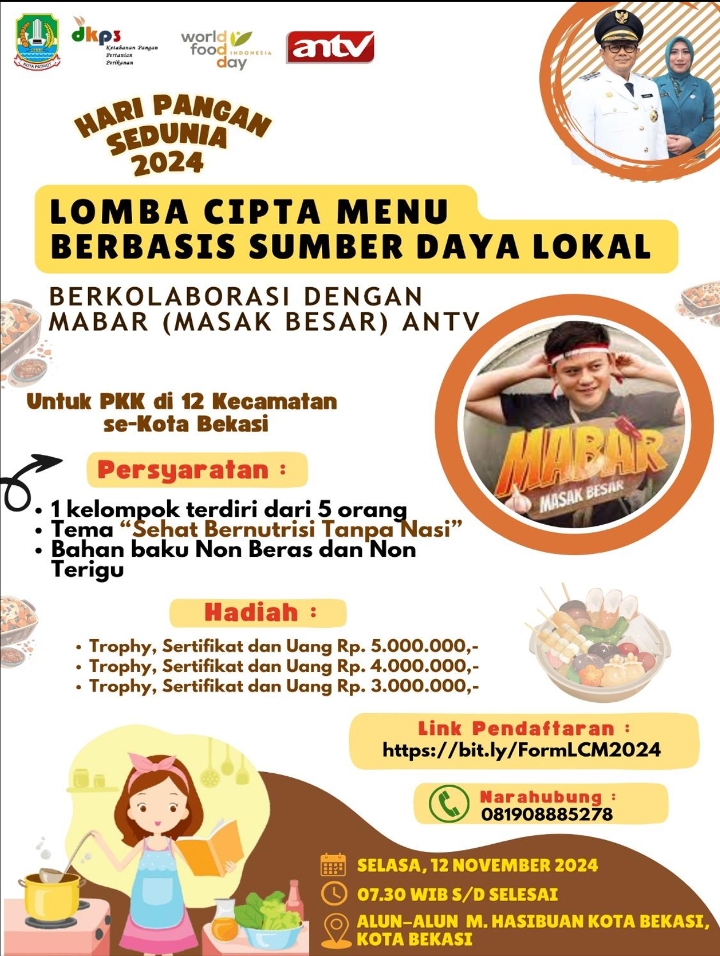 Pemerintah Kota Bekasi - lomba cipta menu kota bekasi 2024 kolaborasi ...
